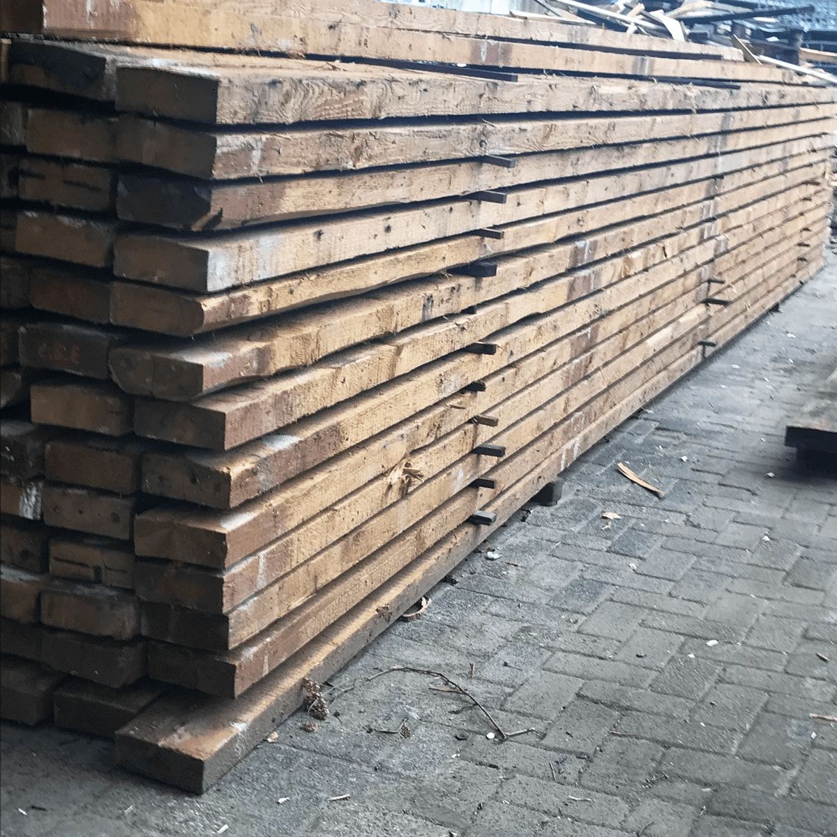 Gebruikt Balkhout 8x22 cm / 75x220 mm